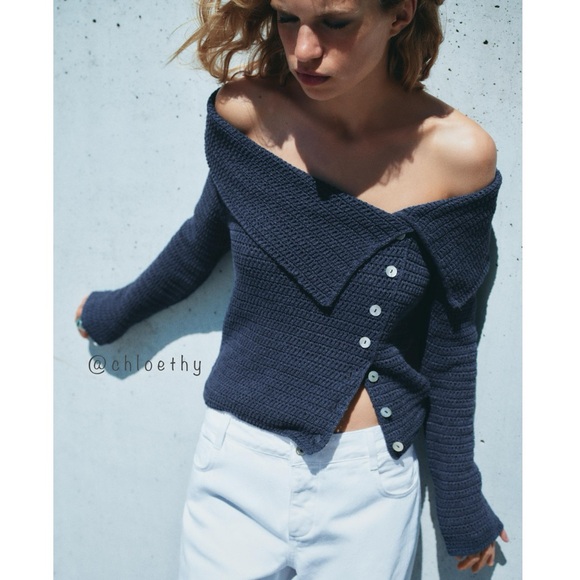 Zara | Tops | Zara Rustic Knitwear Top | Poshmark